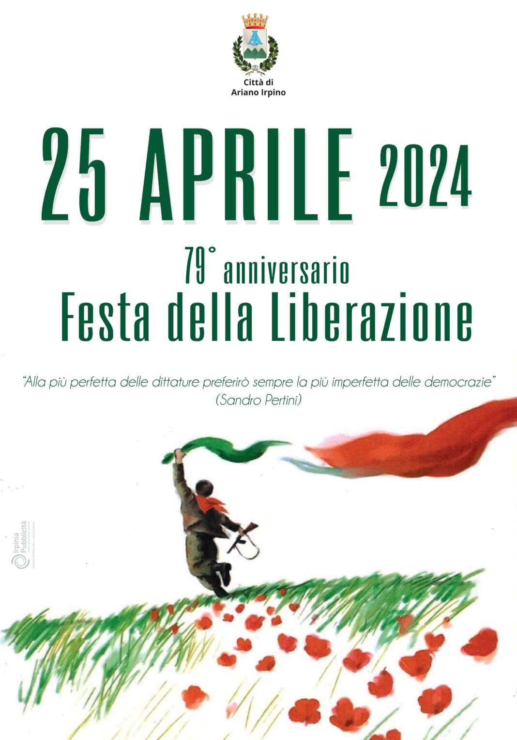 Ariano Irpino celebra la ricorrenza del 25 Aprile