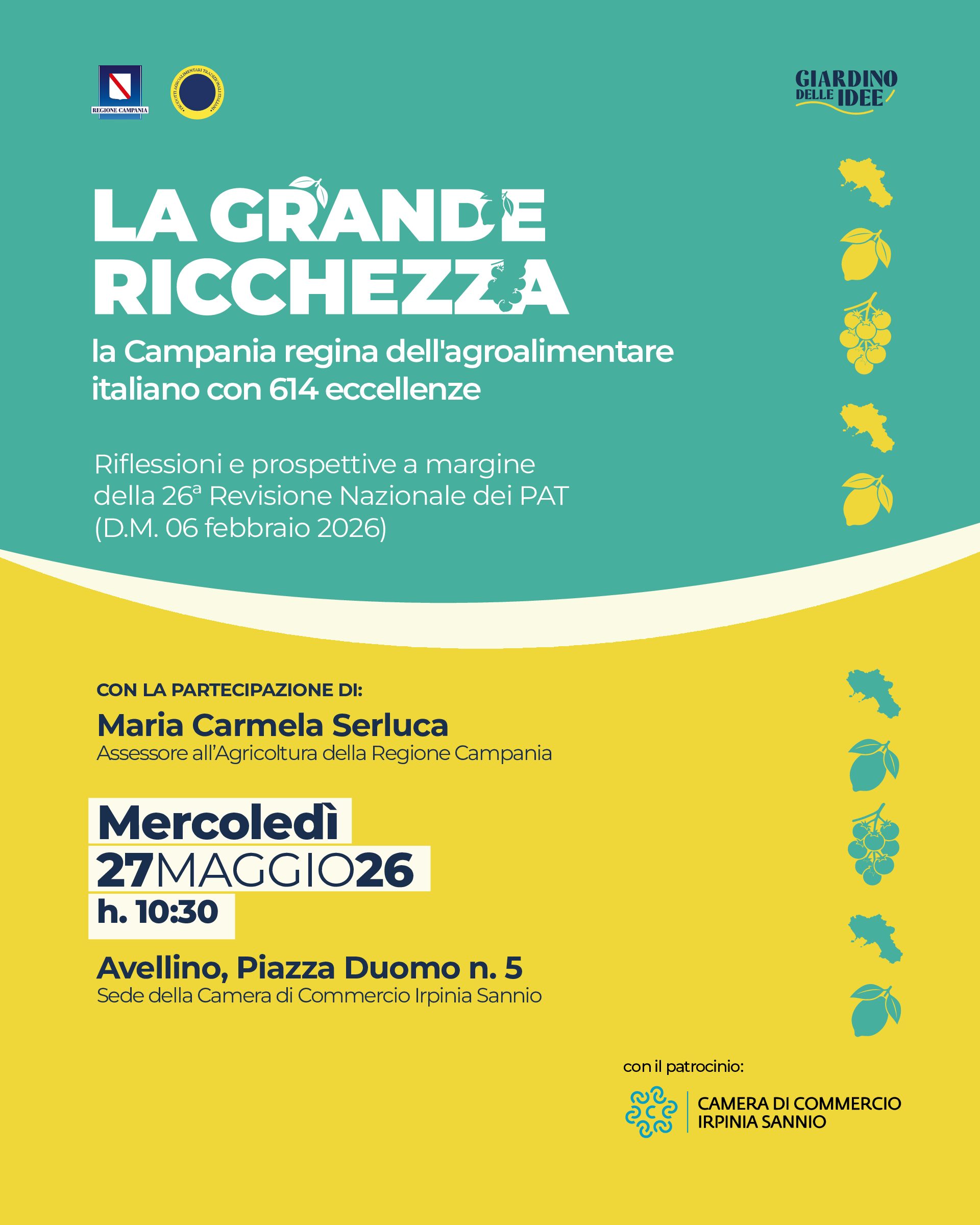 Avellino, domani incontro con l'Assessora Regionale Serluca per il ...